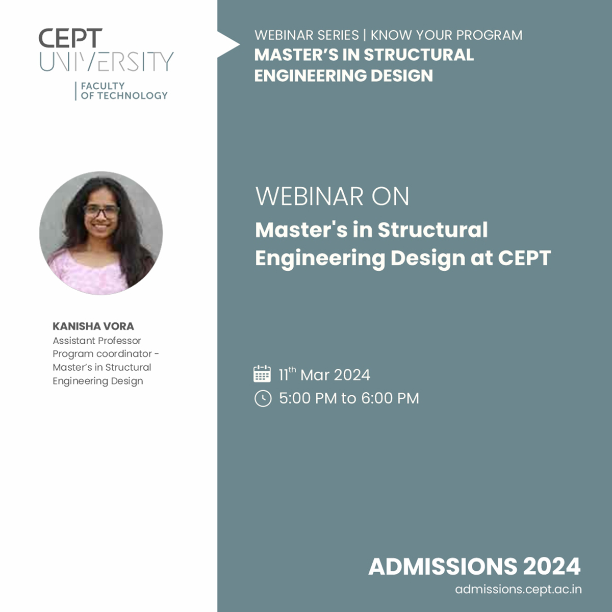 Master's in Structural Engineering Design - Event - CEPT Admissions